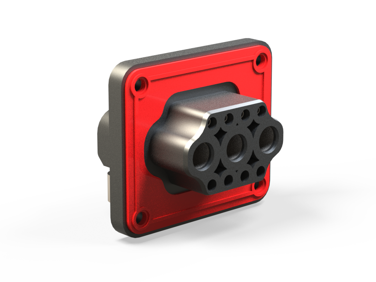 POWER-DOCK-BF-L2P-4S-F, female side - Coda Systems